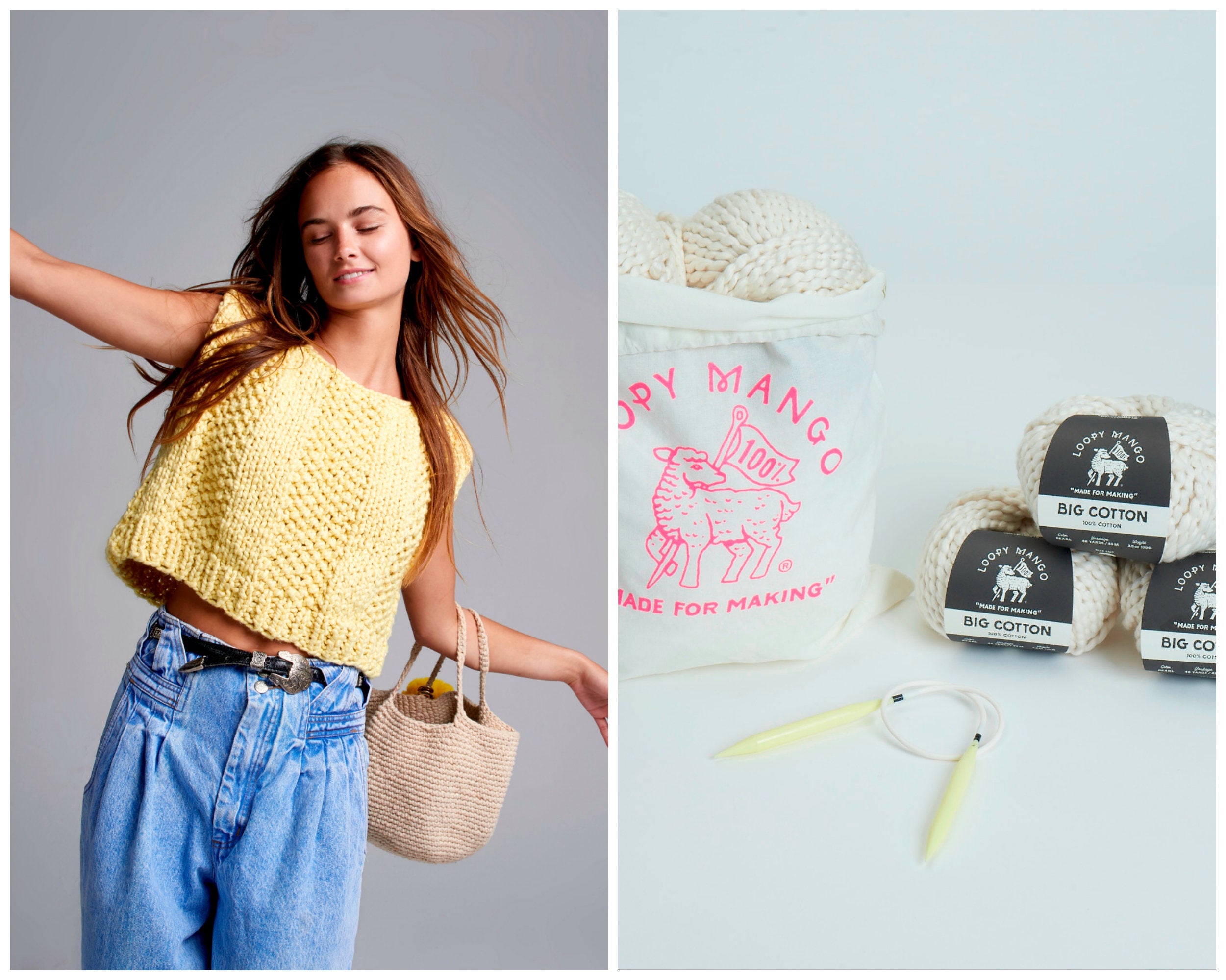 Loopy Mango DIY Kit Always Summer Top Big Cotton | Etsy