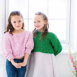 Loopy Mango Mini Cropped Sweater PATTERN - Etsy