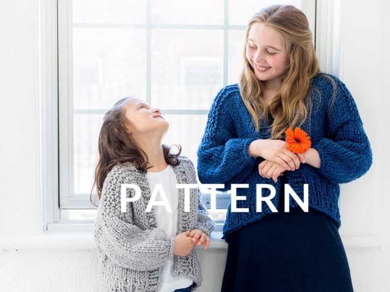 Loopy Mango Mini Cardi PATTERN - Etsy