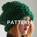Loopy Mango Moss Stitch Beanie PATTERN - Merino No. 5 - Etsy