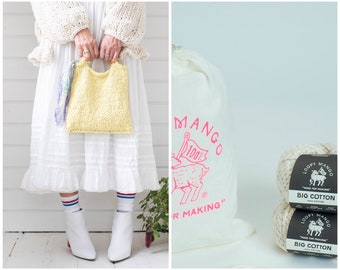 Loopy Mango DIY Kit Mini Market Fringe Bag Big Cotton | Etsy