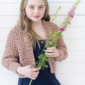 Loopy Mango DIY Kit Mini Cropped Cardigan Big Cotton-more - Etsy