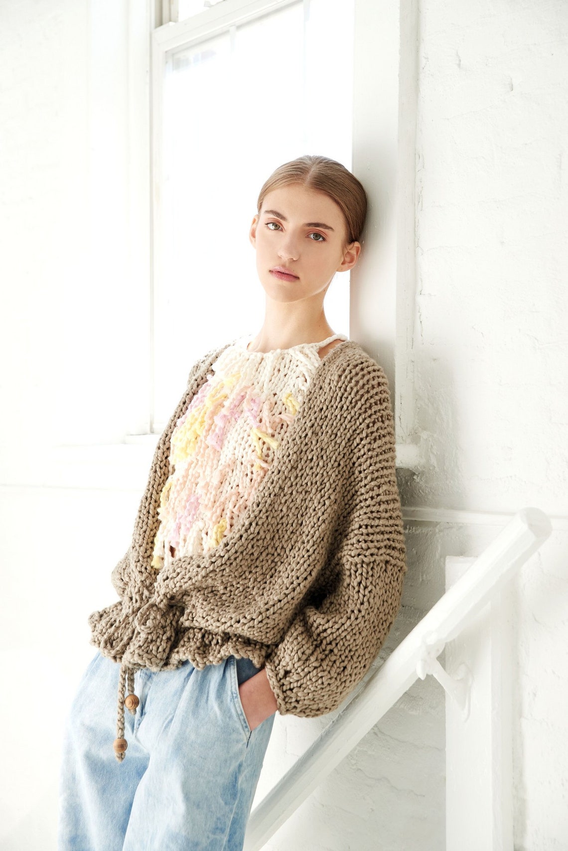 Loopy Mango Summer Cardigan PATTERN Big Cotton | Etsy