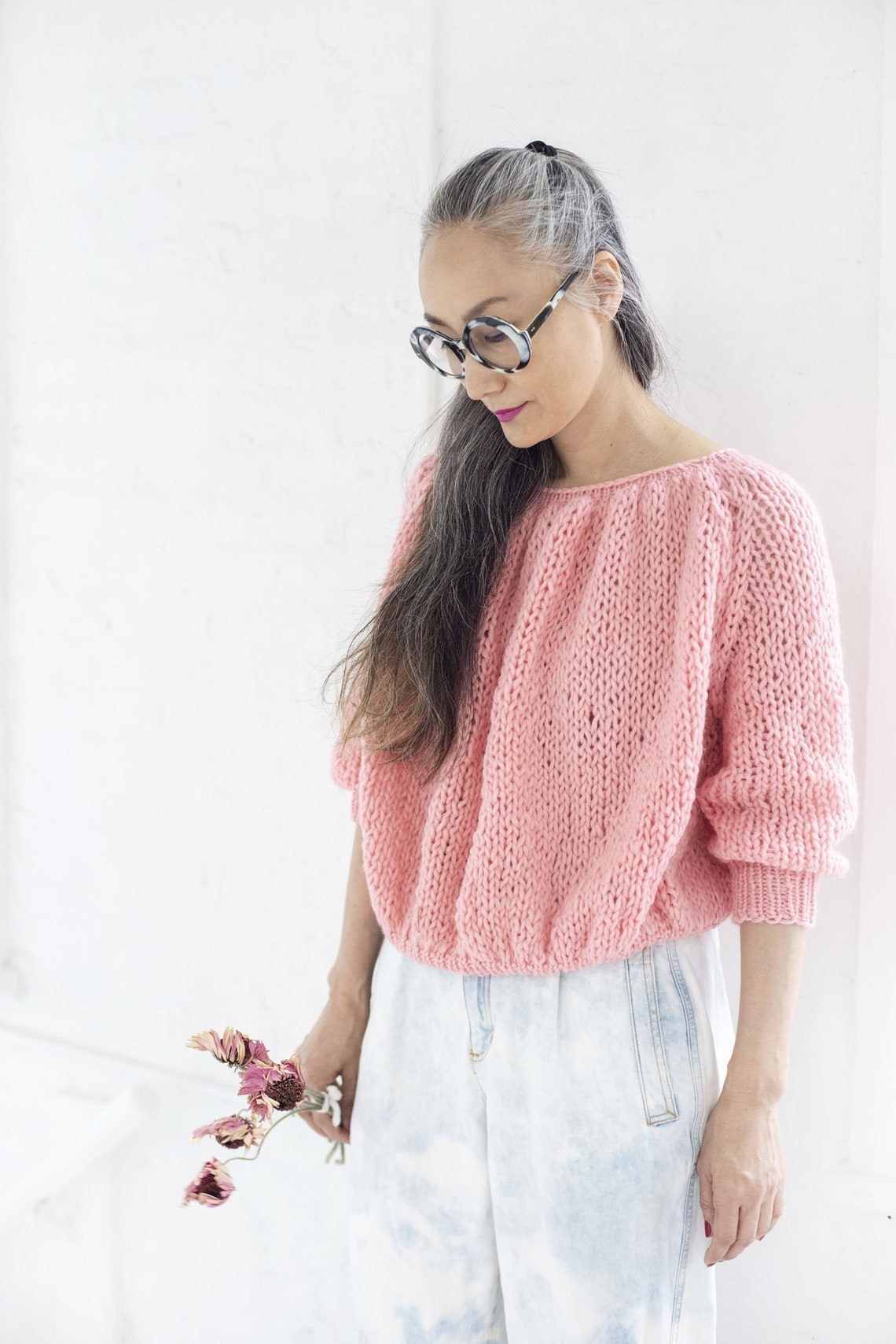 Loopy Mango DIY Kit Rhinebeck Sweater Dream merino | Etsy