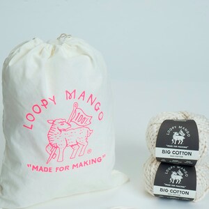 Loopy Mango DIY Kit - Mini Market Fringe Bag - Big Cotton - Etsy