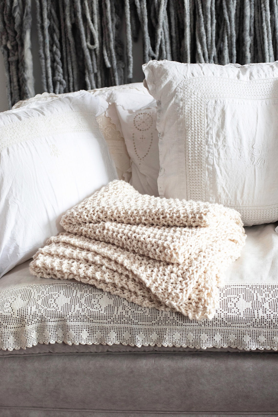 Loopy Mango Big Cotton Blanket PATTERN Big Cotton | Etsy