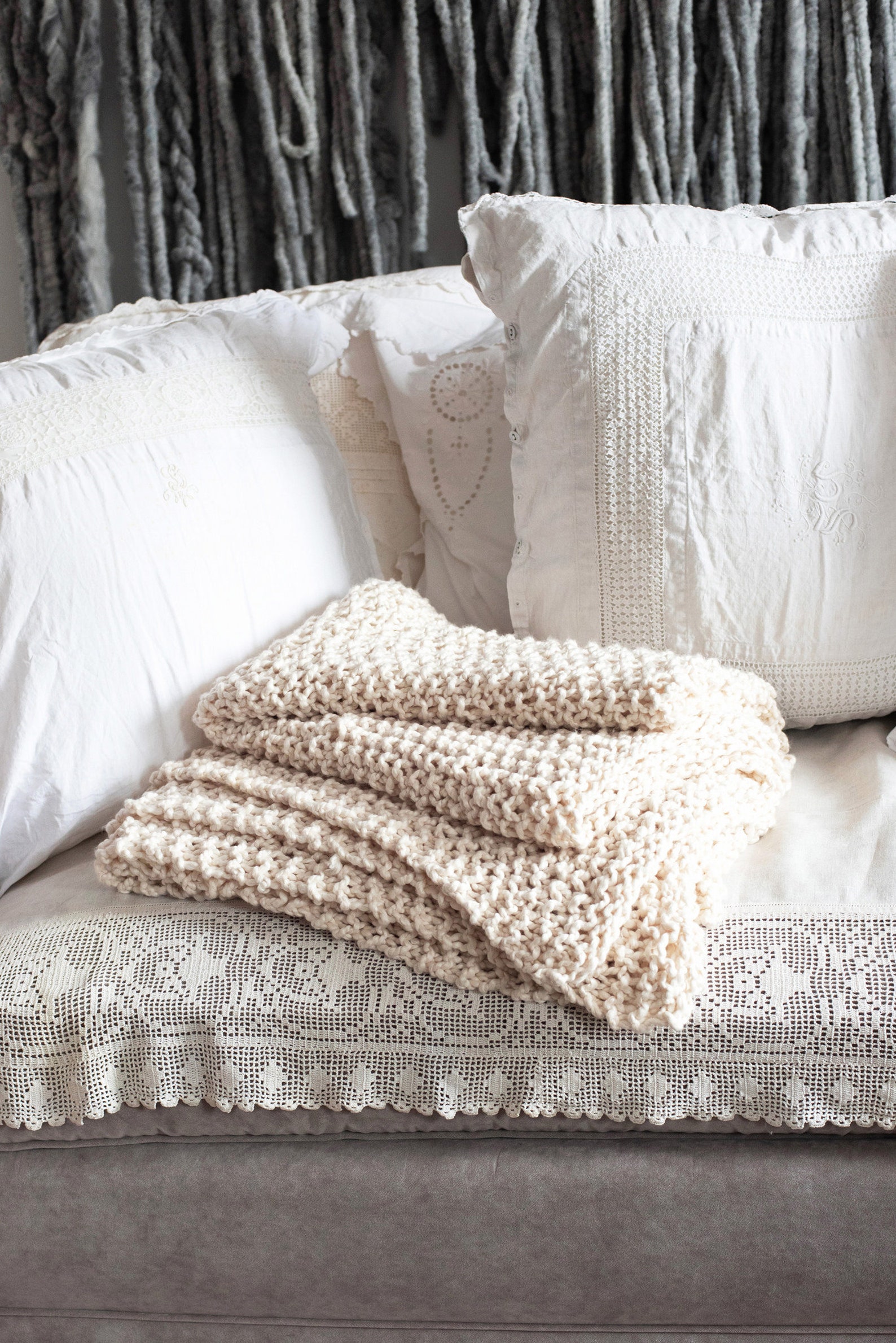 Loopy Mango Big Cotton Blanket PATTERN Big Cotton | Etsy