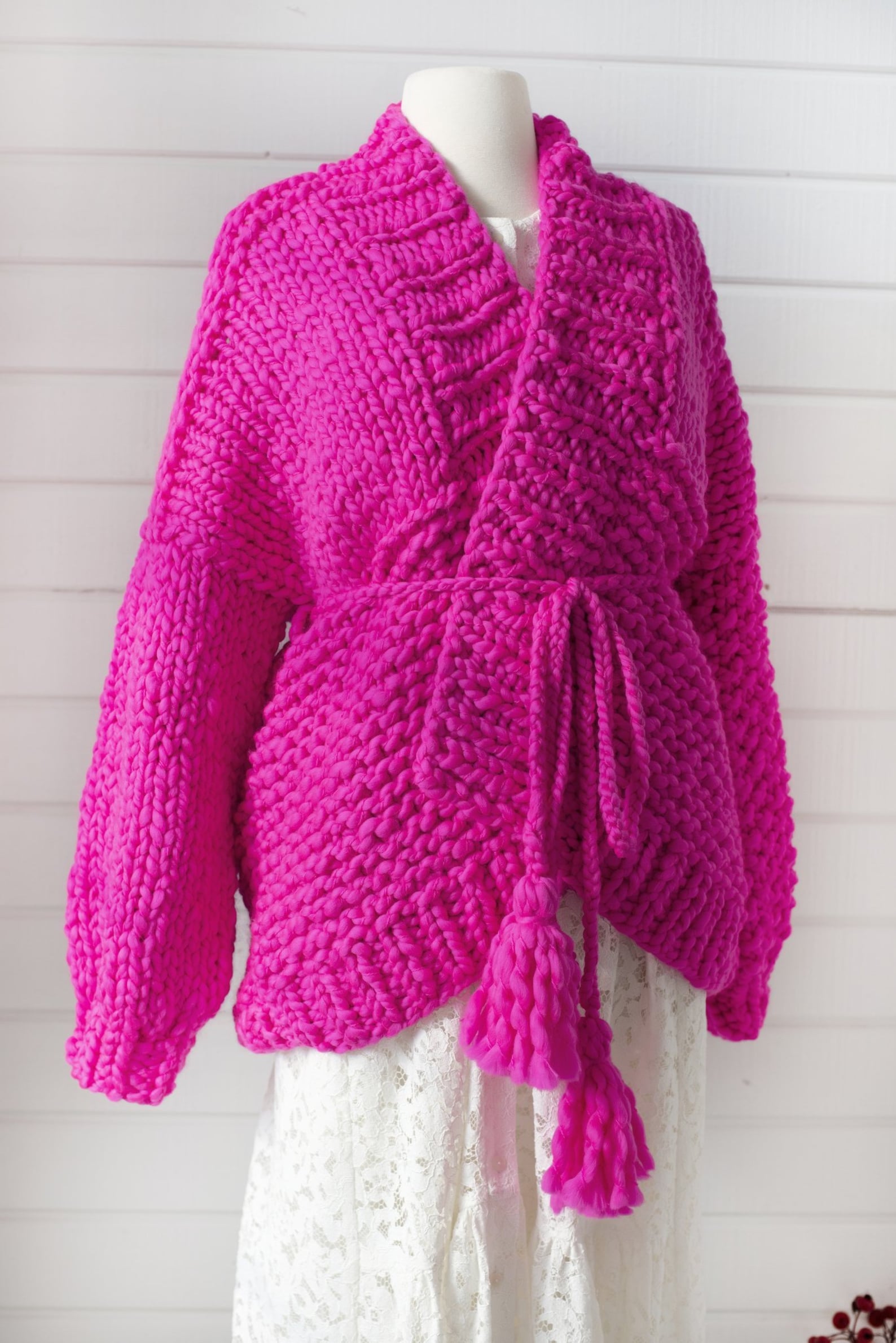 Loopy Mango Free Spirit Cardigan PATTERN Merino No. 5 | Etsy