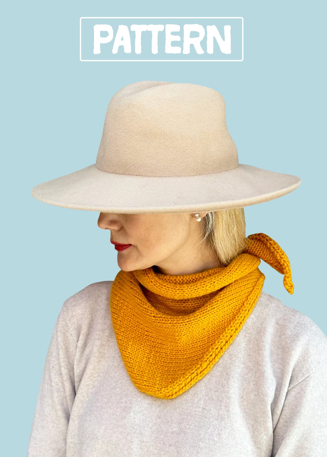 Loopy Mango Europa Neckerchief- PATTERN - Dream (merino Worsted) - Etsy