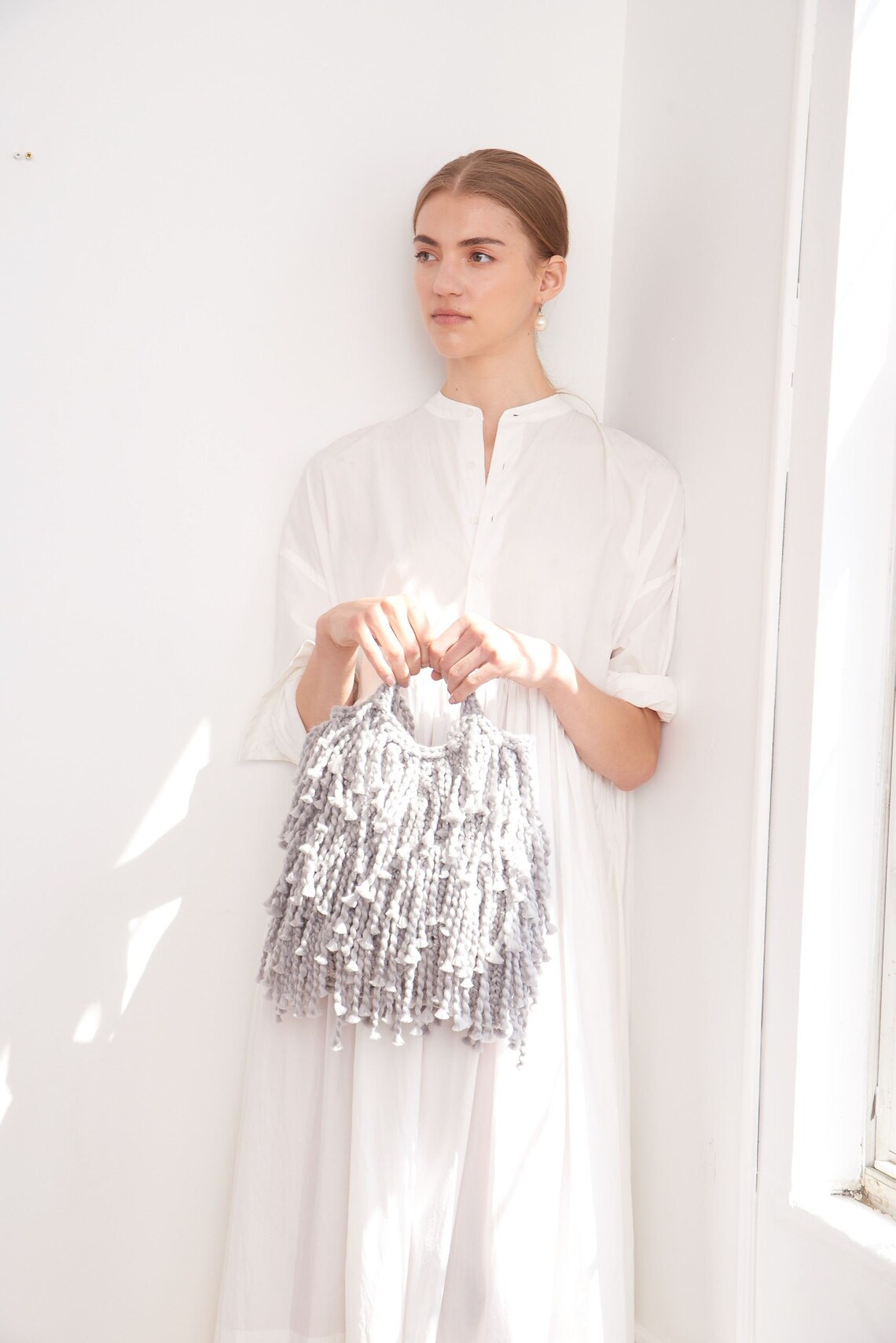 Loopy Mango DIY Kit Mini Market Fringe Bag Big Cotton | Etsy