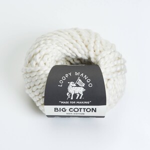 Loopy Mango 100GRAM Big Cotton Yarn for Chunky Knits - Etsy
