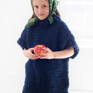 Loopy Mango Mini Poncho PATTERN 4 SIZES in 1 Pattern - Merino No. 5 - Etsy