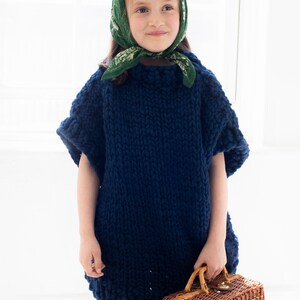 Loopy Mango Mini Poncho PATTERN 4 SIZES in 1 Pattern - Merino No. 5 - Etsy