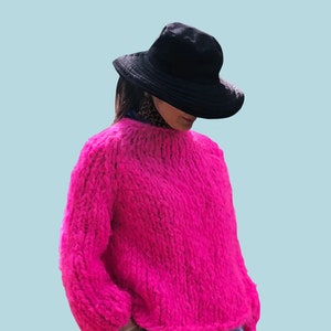 Loopy Mango Fluffy Sweater PATTERN - Fluffy Alpaca - Etsy