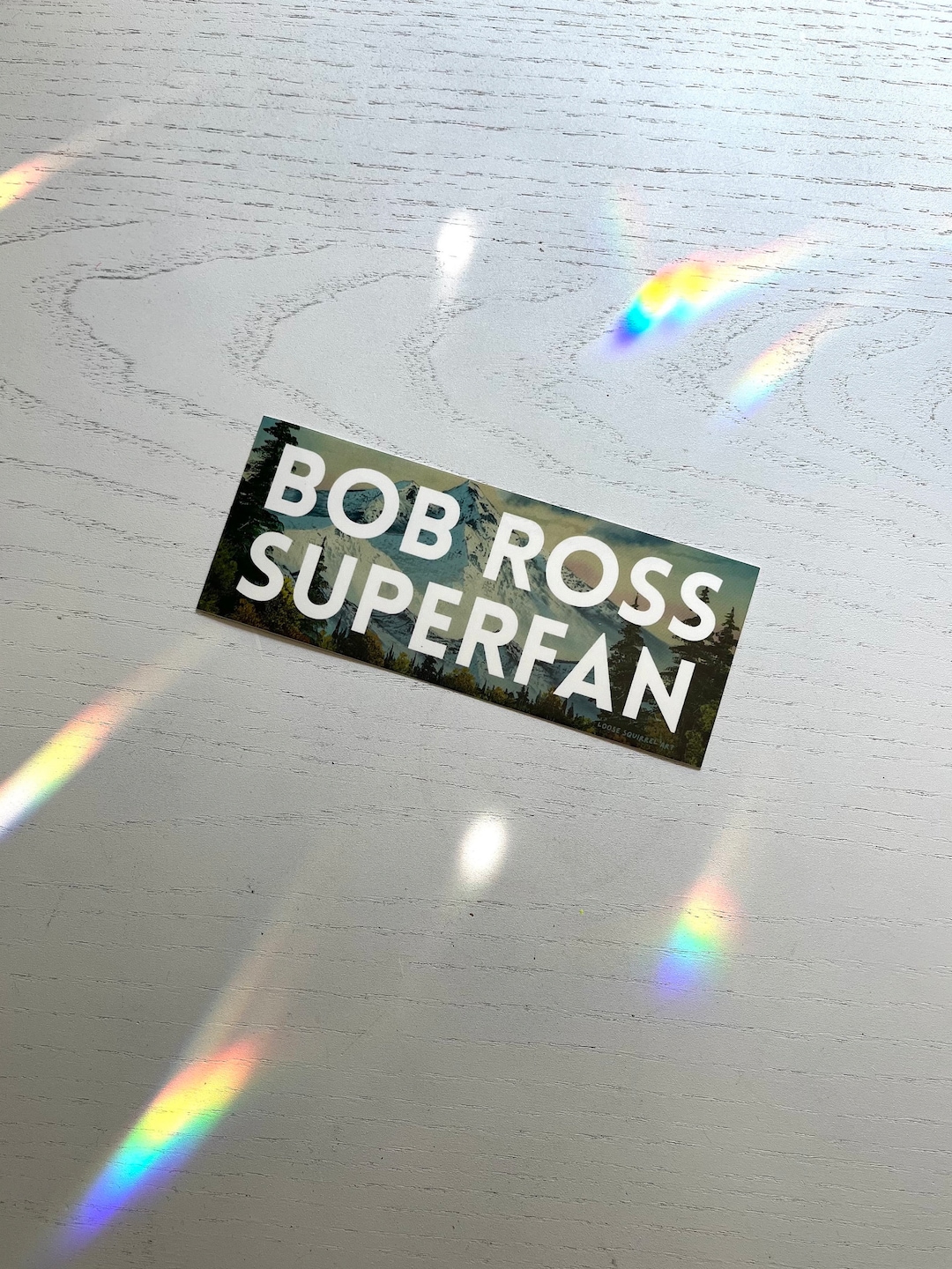 Bob Ross Superfan Sticker - Etsy