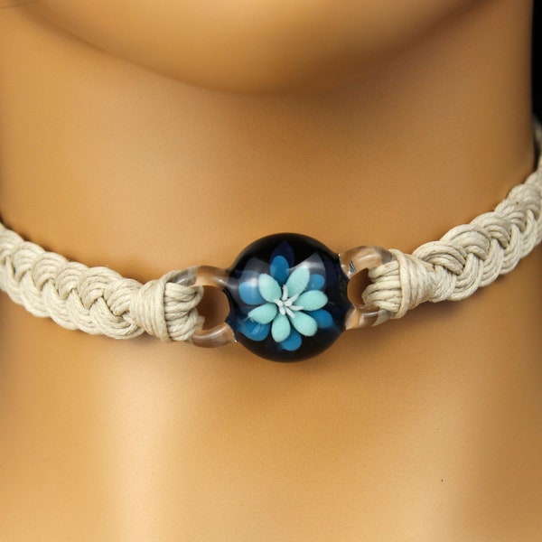 Hemp Choker Necklace - Etsy