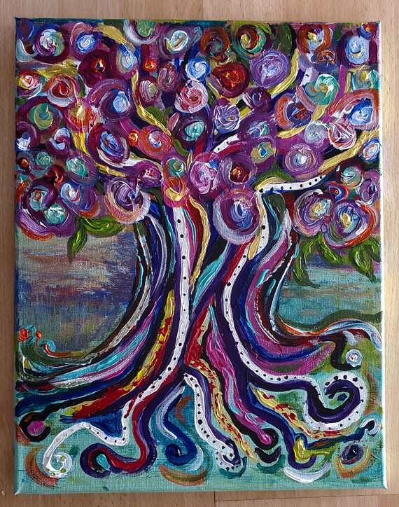 Acrylic Paintings Of The Tree Of Life