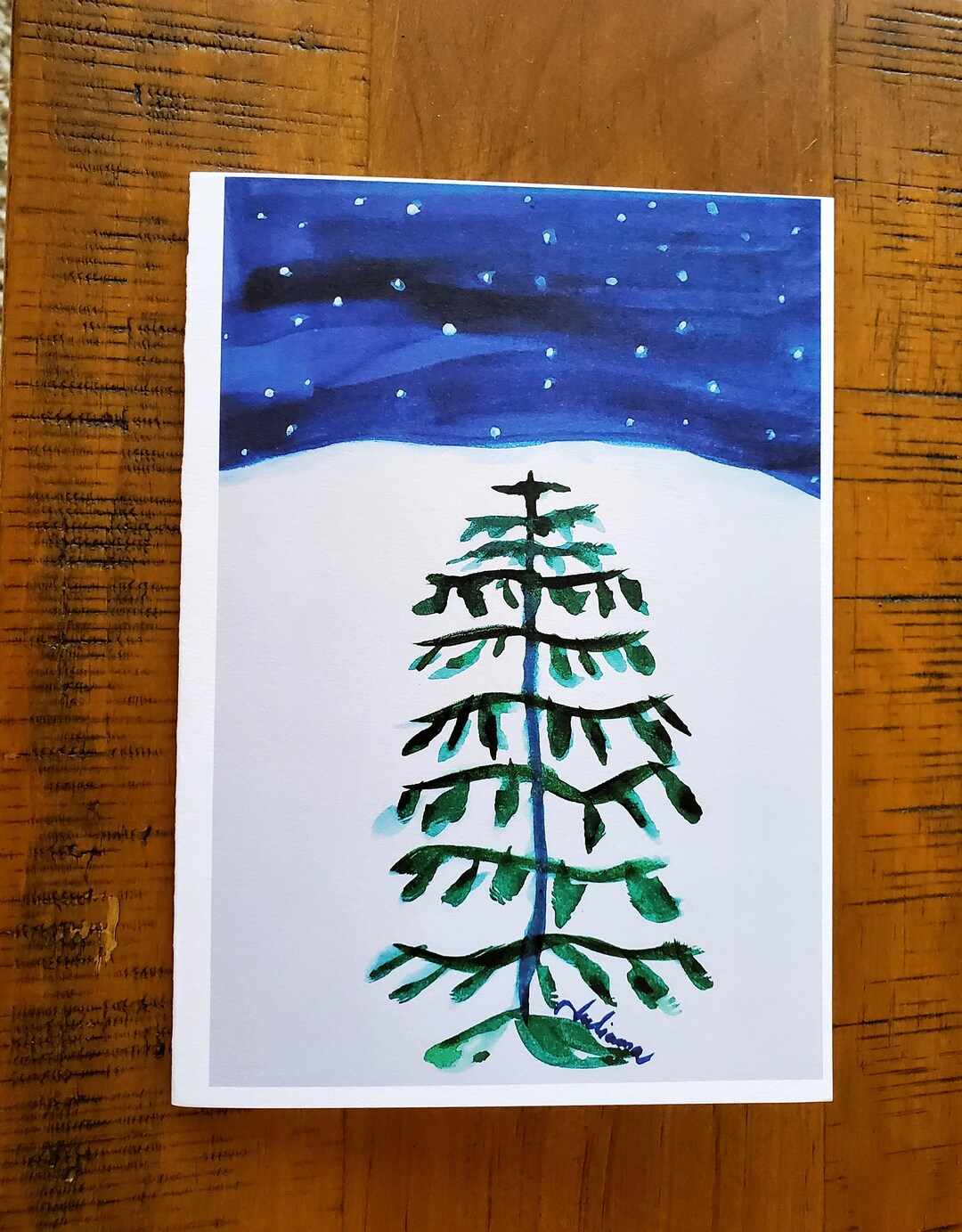 Peace Greeting Card From Original Art 5x7 - Etsy