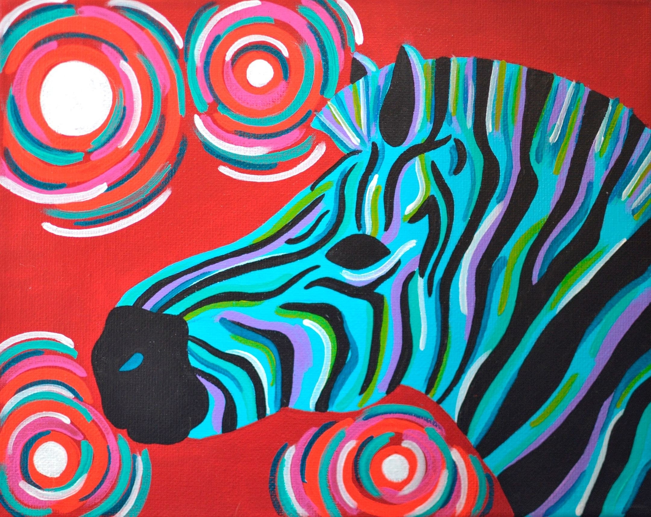 Custom Animal Painting, Canvas Acrylic Painting, Animal Artwork Gift ...