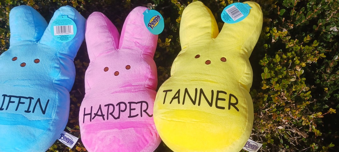 Plush Peep, Peeps Plushie, Peep Plush Personalized, Easter Gift, Plush ...