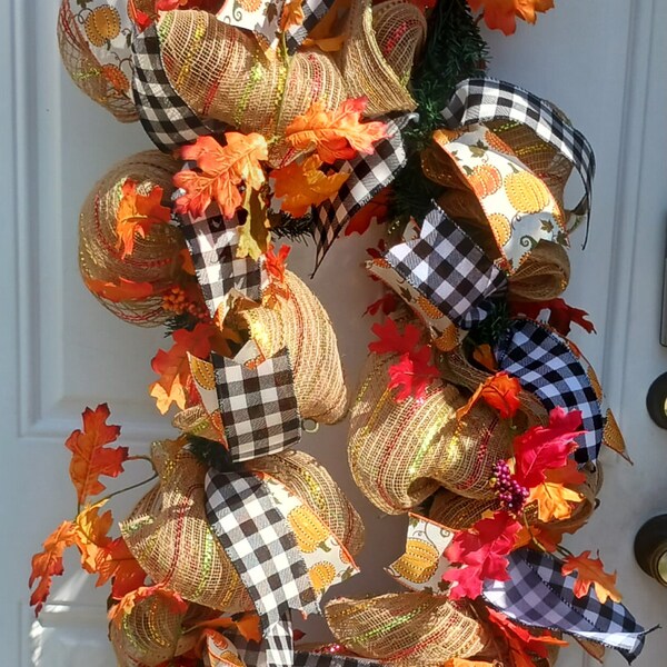 Deco Mesh Garland - Etsy