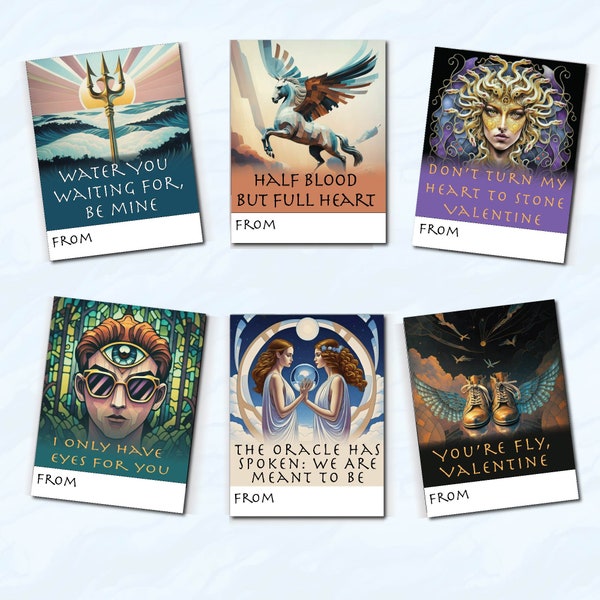 Greek Mythology Cards - Etsy