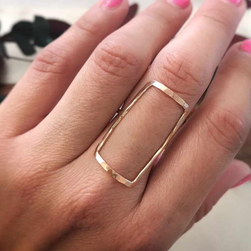 Geometric Shape Ring - Etsy