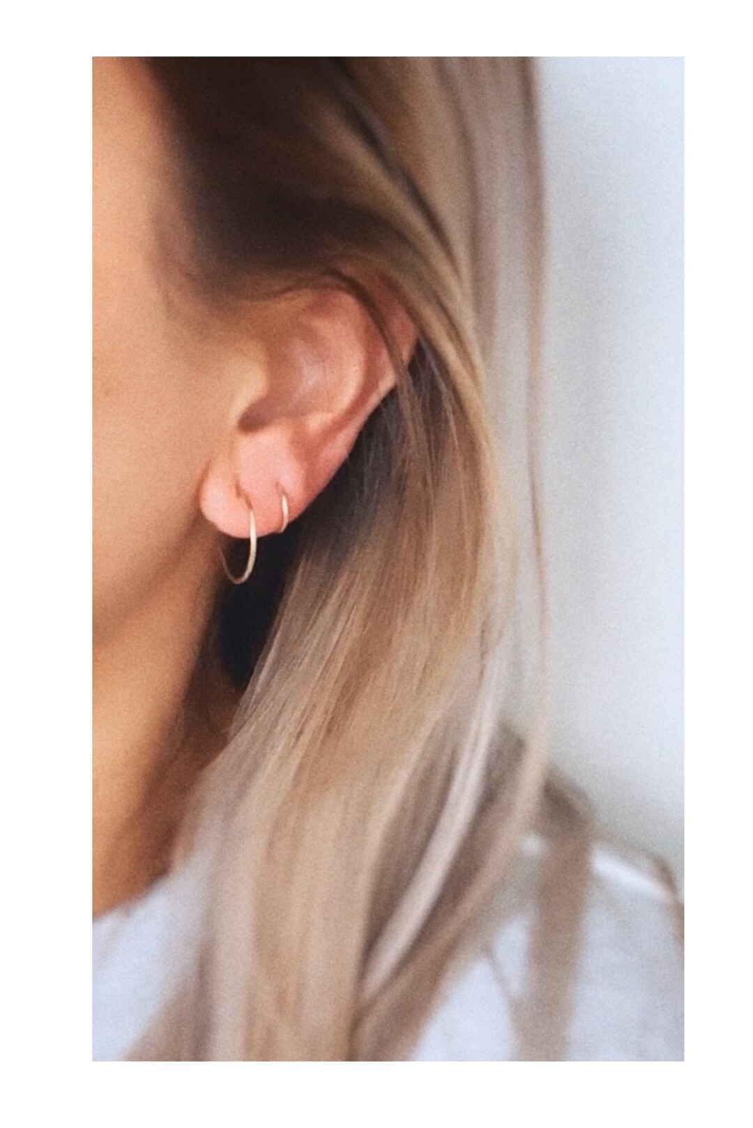 Dainty Hoop Earrings, Simple Hoop Earrings, Huggie Hoop Earrings Gold ...