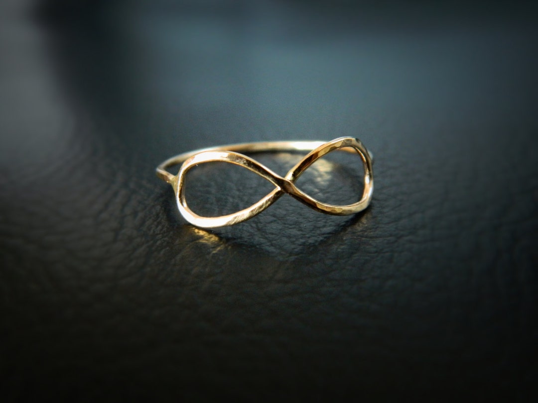 Handmade Gold Filled Infinity Ring • Dainty Friendship Jewelry ...