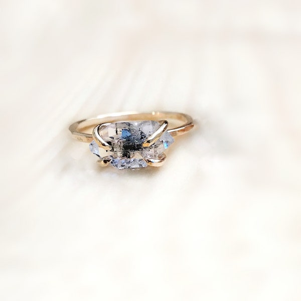 Raw Diamond Ring - Etsy
