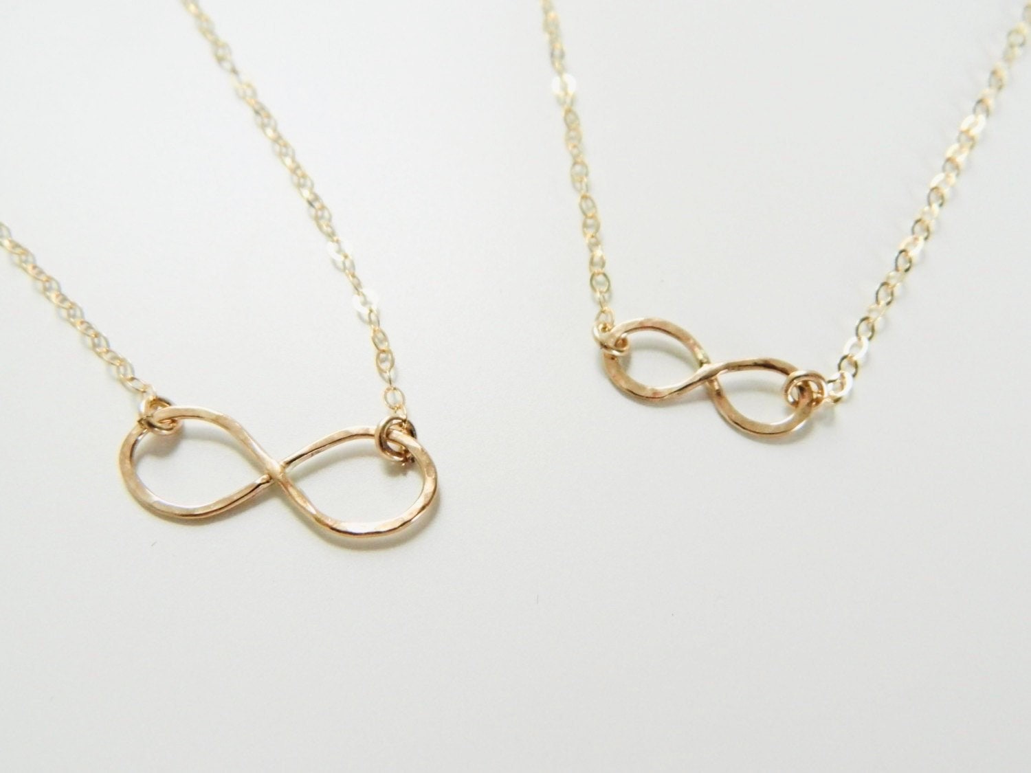 Dainty Infinity Pendant Necklace Gold Infinity Pendant | Etsy