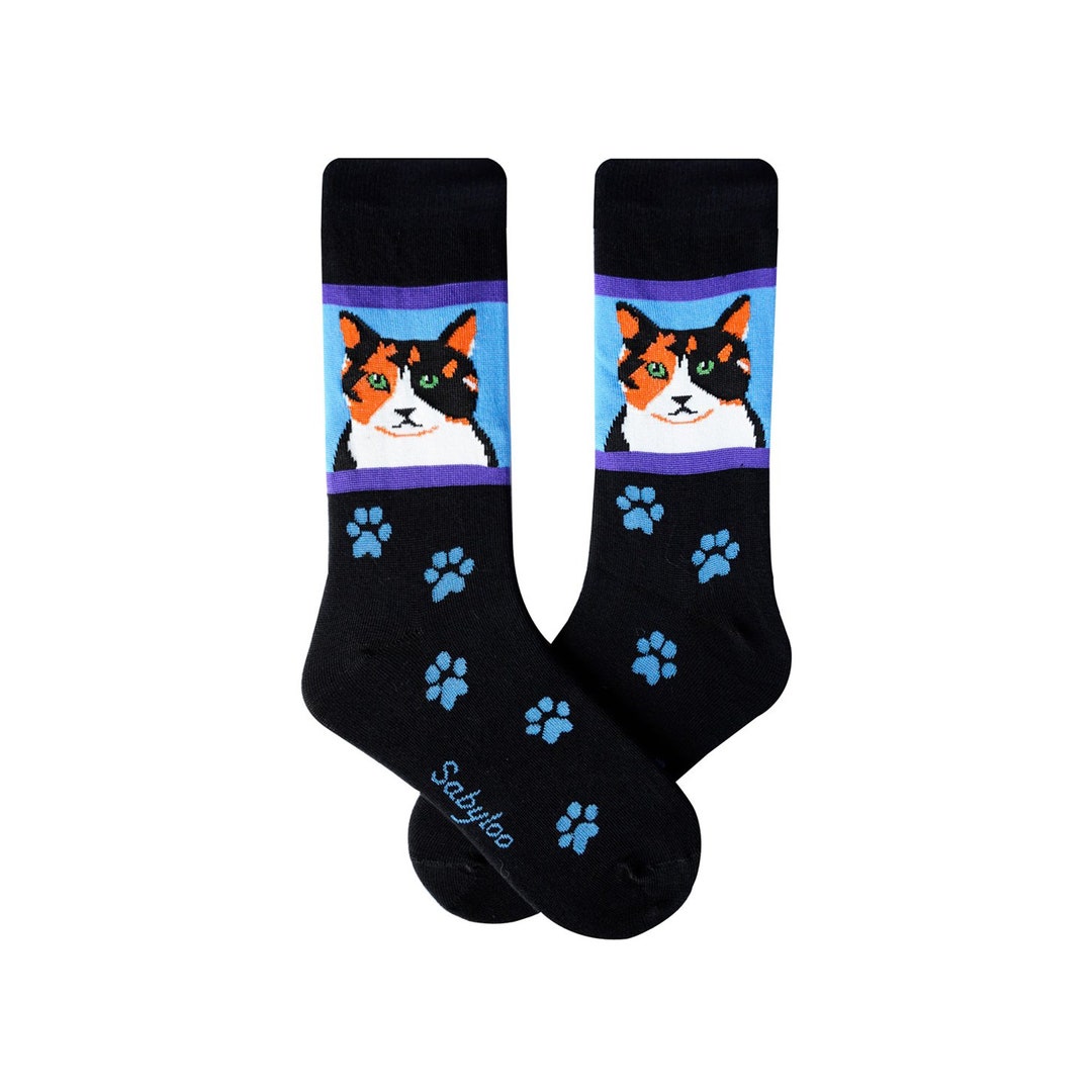 Calico Cat Socks for Cat Lovers, Men and Women, Gift - Etsy