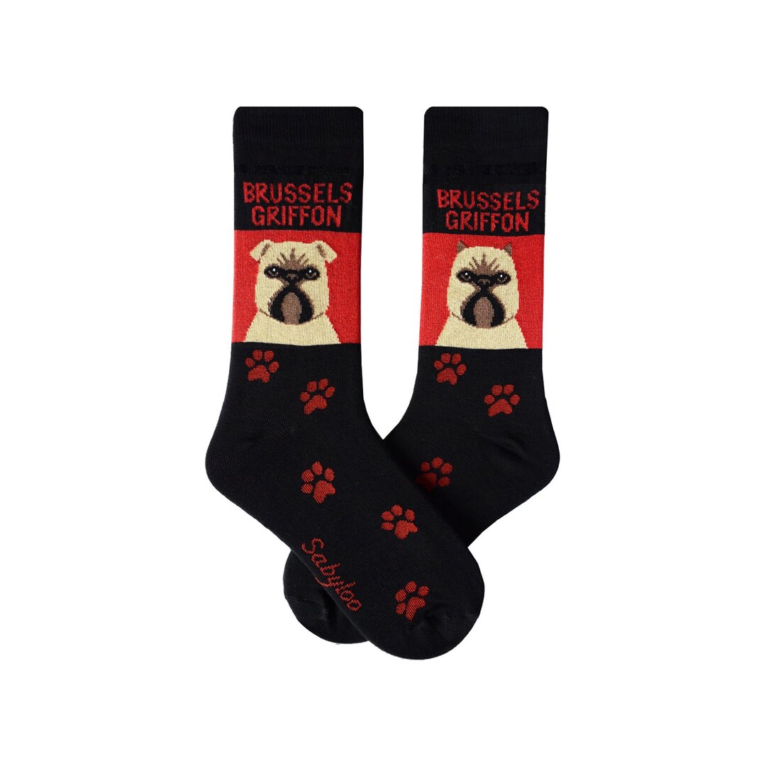 Brussels Griffon Dog Socks for Dog Lovers, Men and Women, Gift - Etsy