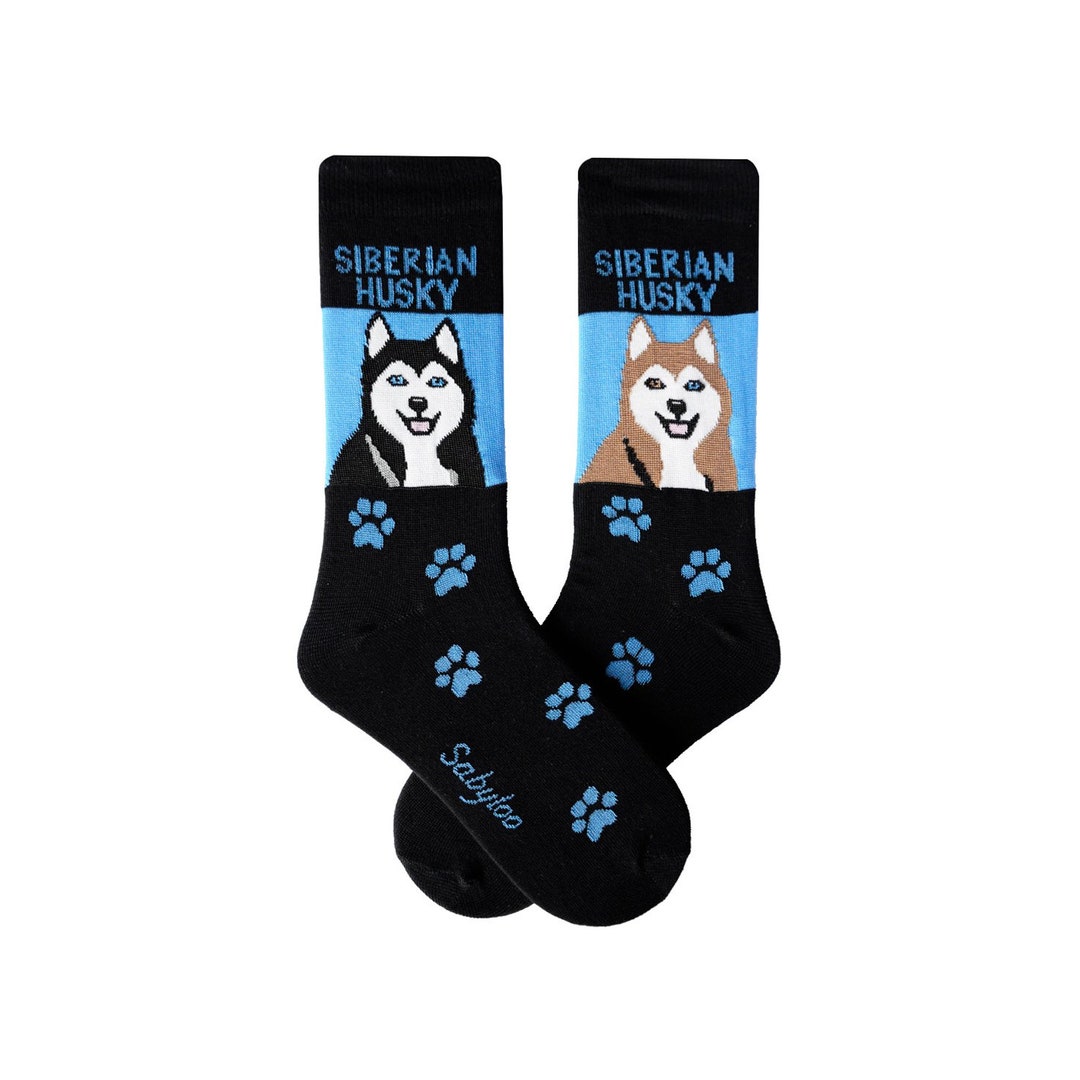 Siberian Husky Dog Socks for Dog Lovers, Men and Women, Gift - Etsy UK
