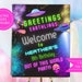 Video Game Party Welcome Sign Neon Glow Sign Double Digits Birthday ...