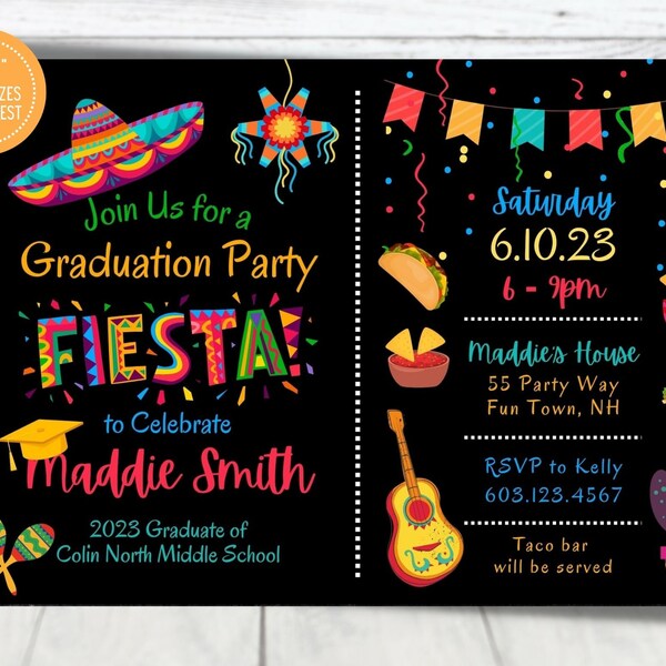 Fiesta Graduation Party - Etsy