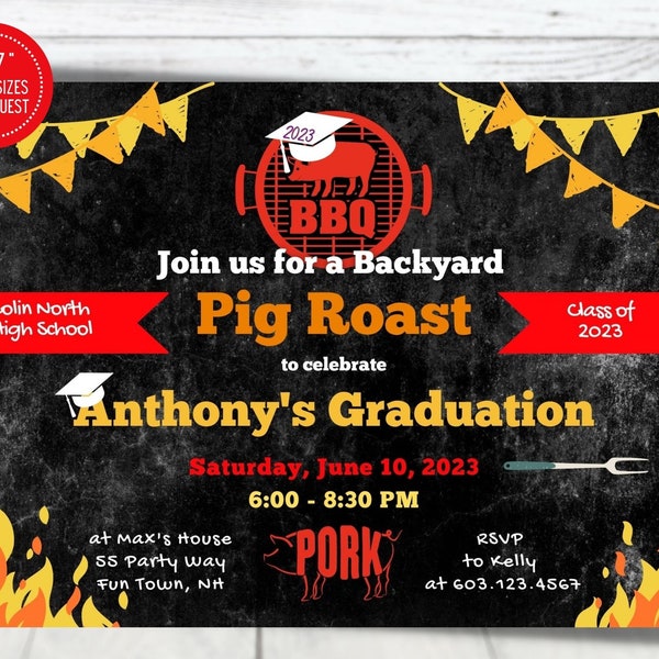 Pig Roast Invitation - Etsy