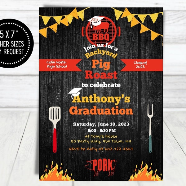 Pig Roast Invitation - Etsy