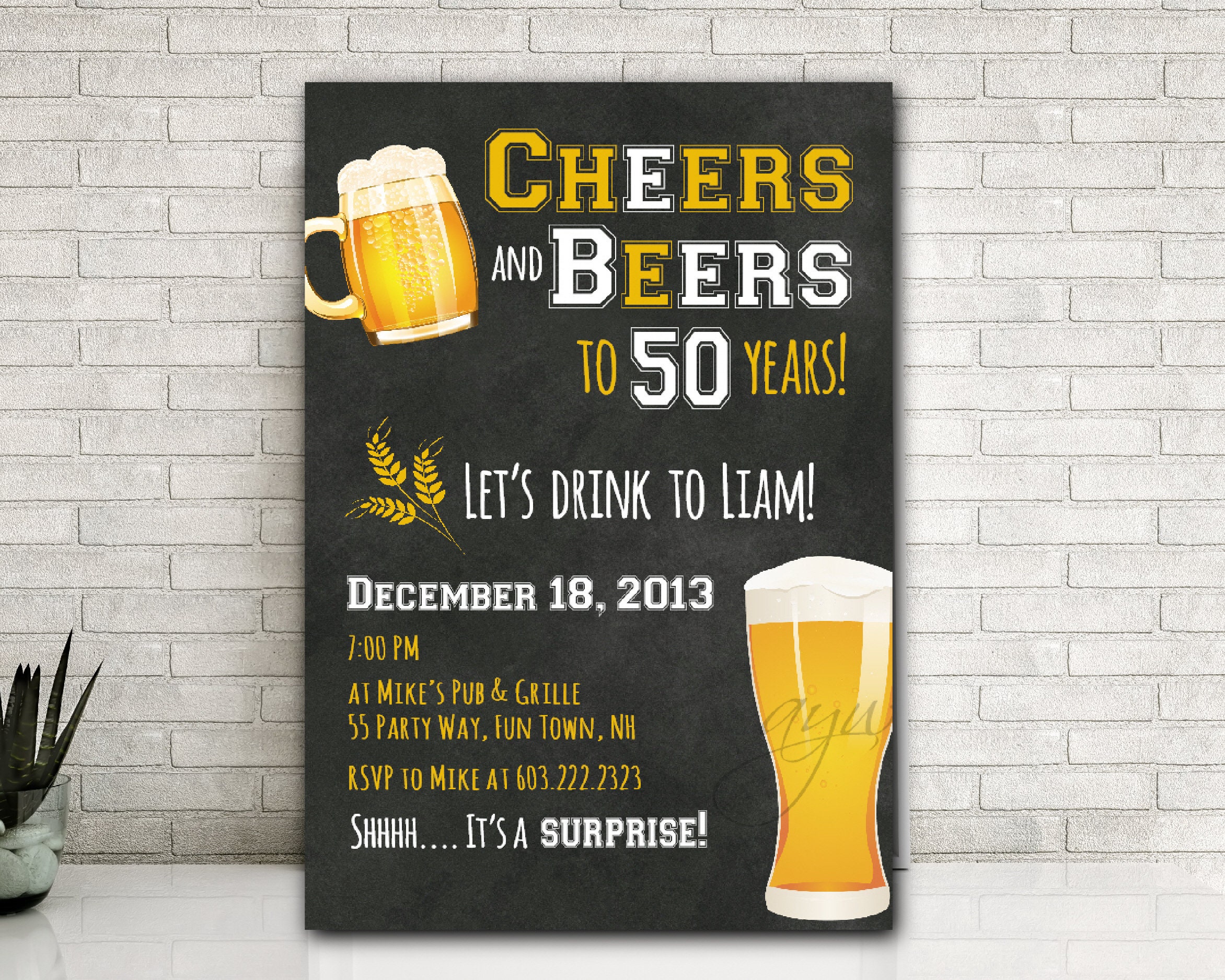 Adult Birthday Invitation Drinking Party Invitation Drink Cheer Beer ...