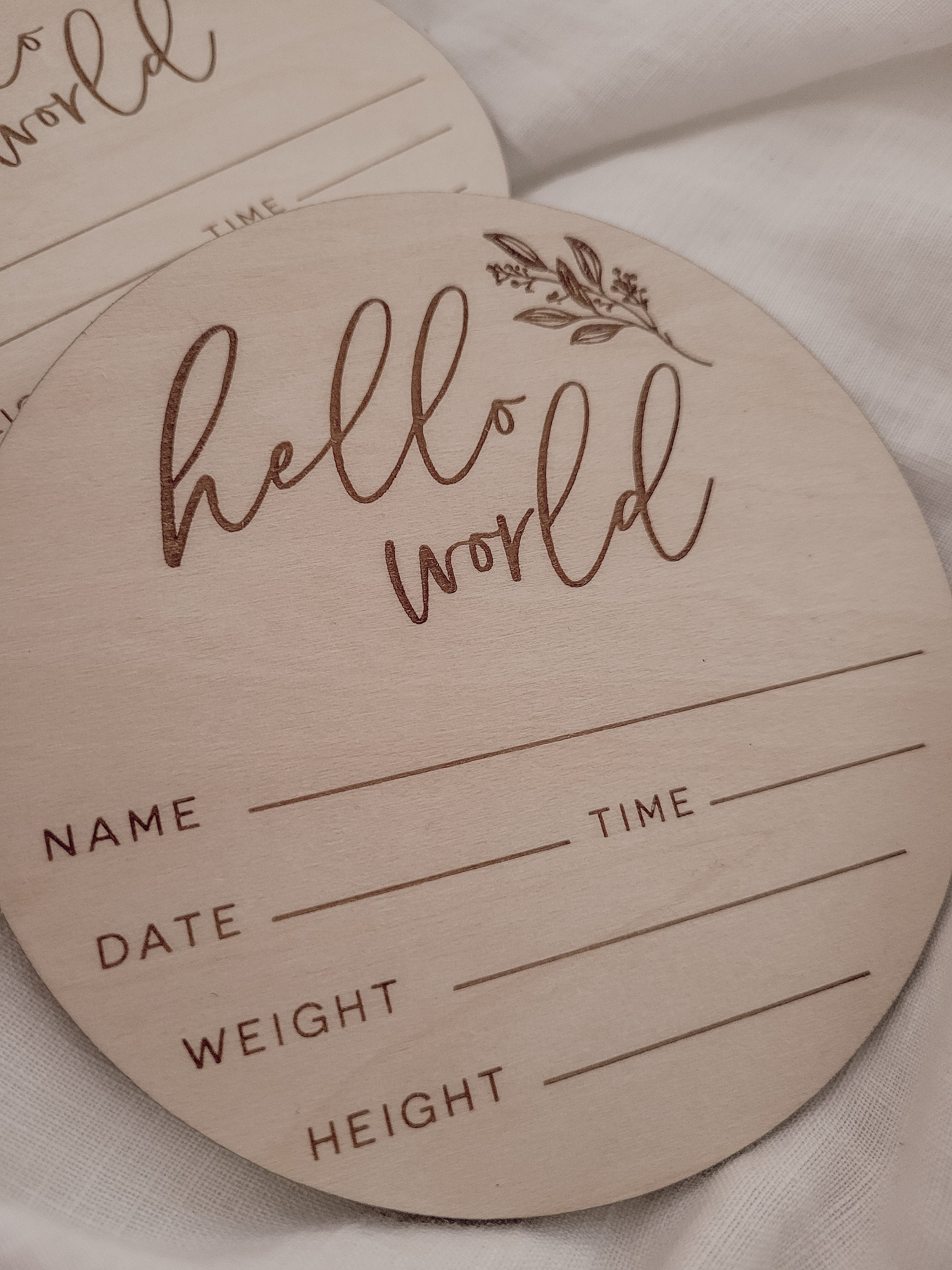 Hello World Sign Baby Announcement Hello World Wooden Sign - Etsy Australia