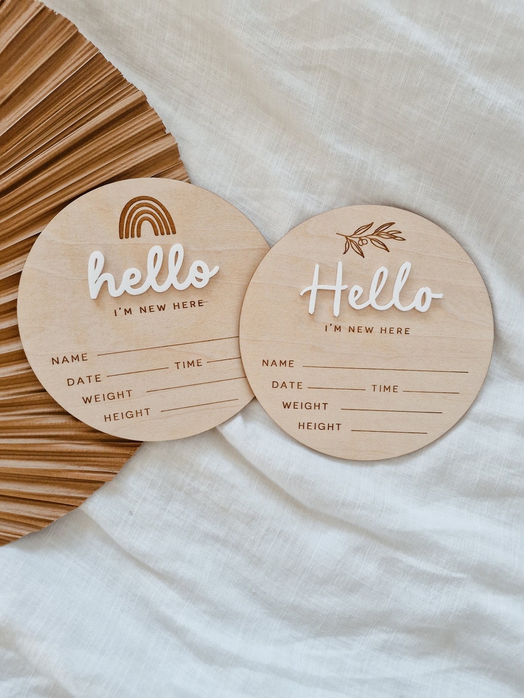 Hello World Sign, Baby Announcement, Hello World Wooden Sign, Baby ...