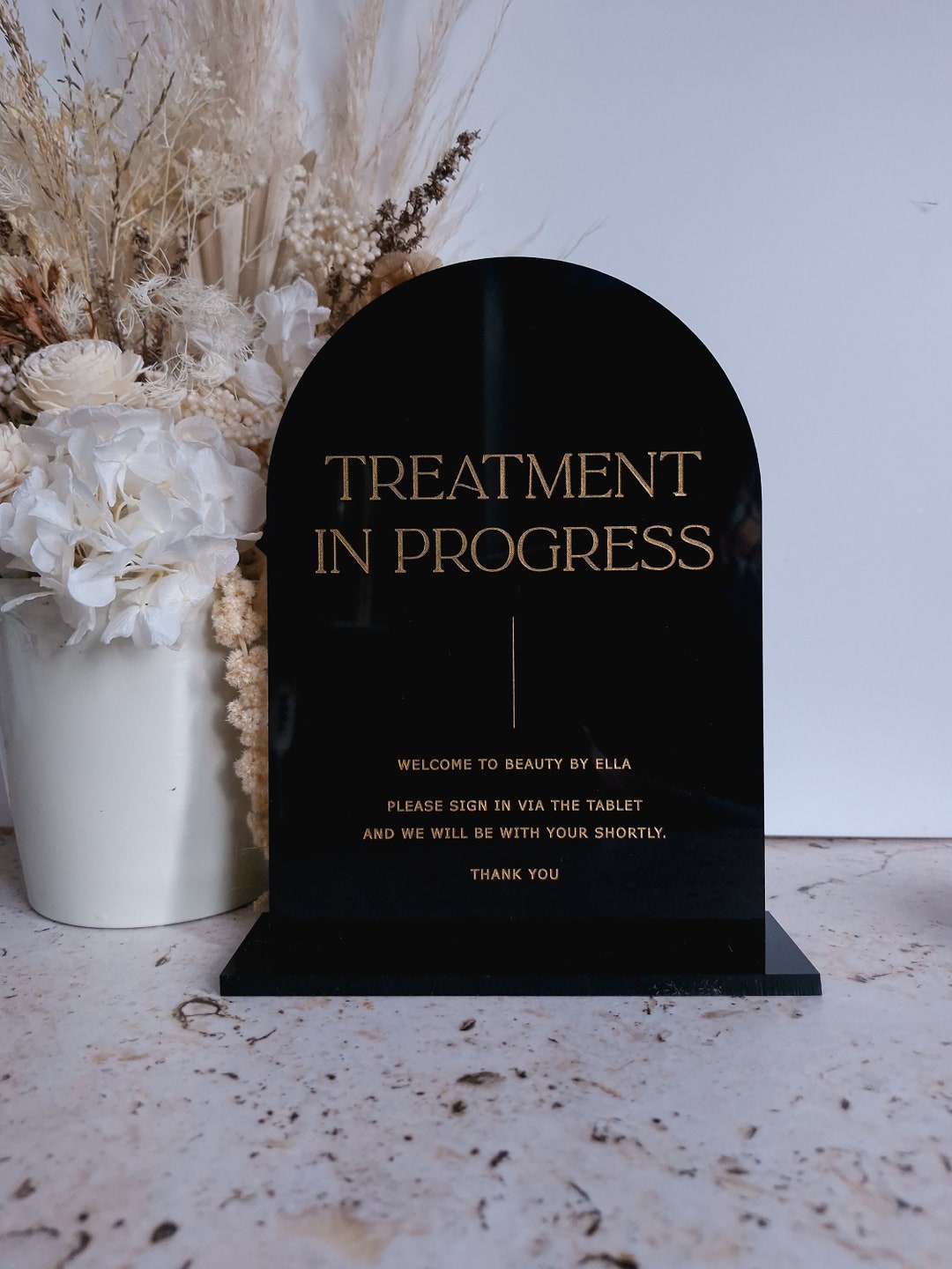 Treatment in Progress Sign | Business Sign | Treatment Room Sign ...