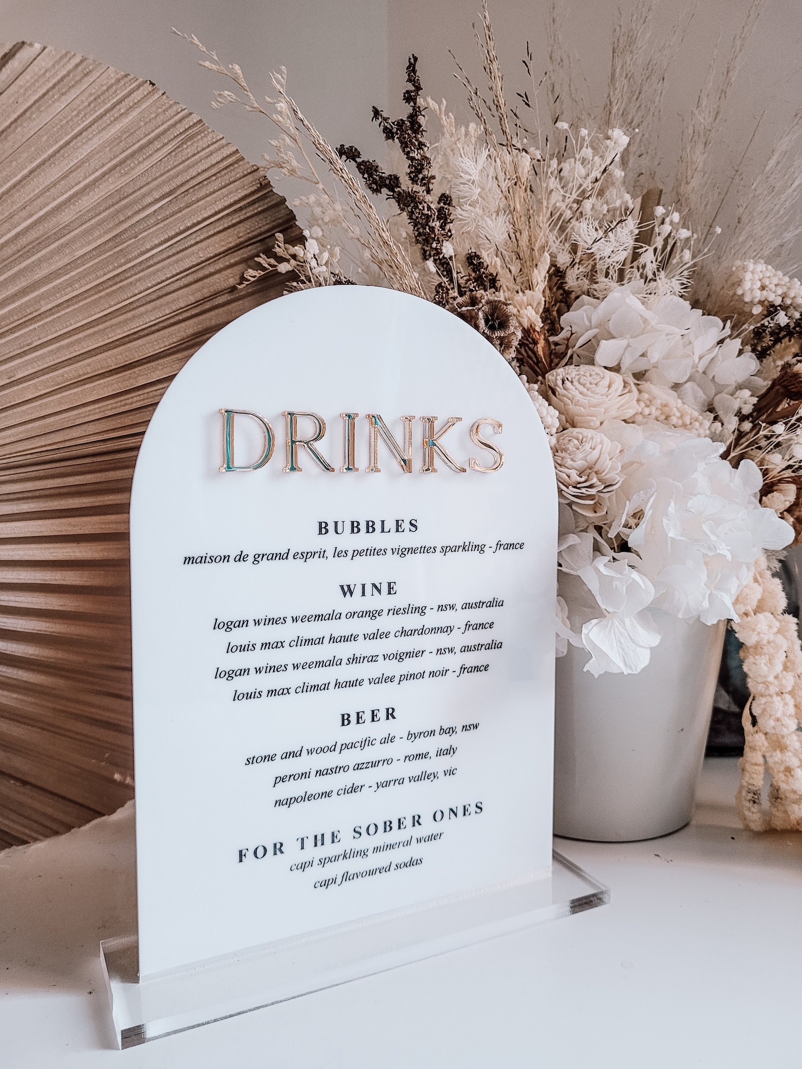 Bar Menu, Drinks Menu, Bar Sign, Acrylic Drink Menu, Arch Menu, Acrylic ...