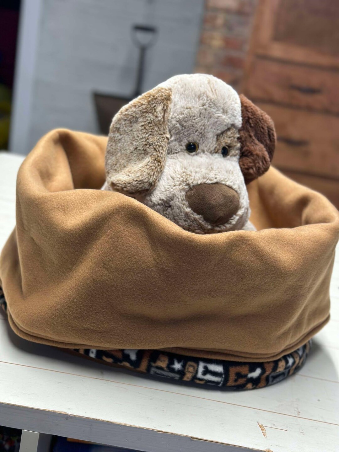 Cozy Dog Bed Sack: Burrow Snuggle Pouch for Puppy - Etsy