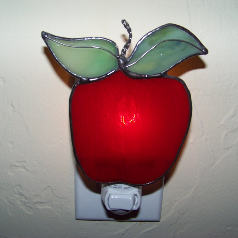 Apple Night Light - Etsy