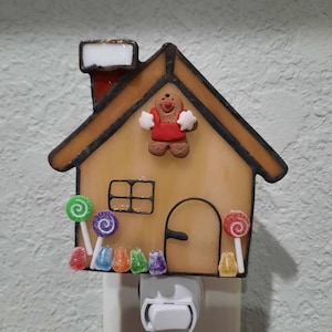 Gingerbread House Night Light - Etsy
