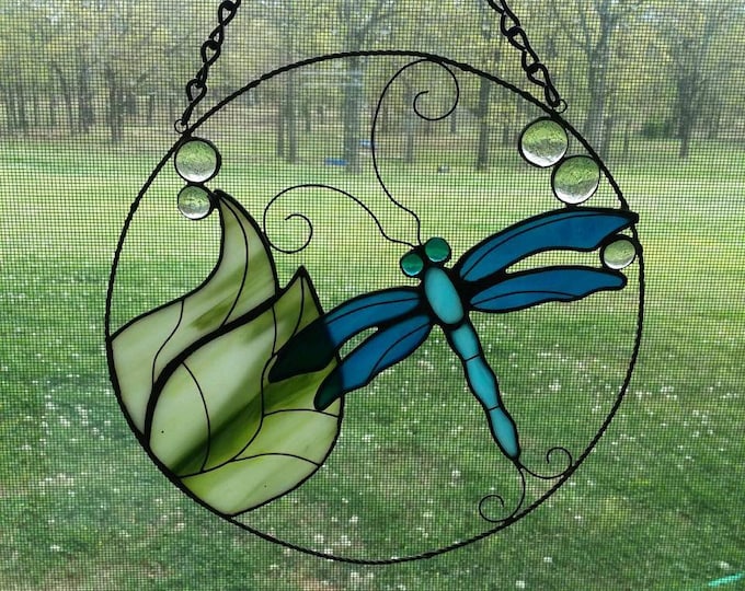 Dragonfly Suncatcher | Etsy