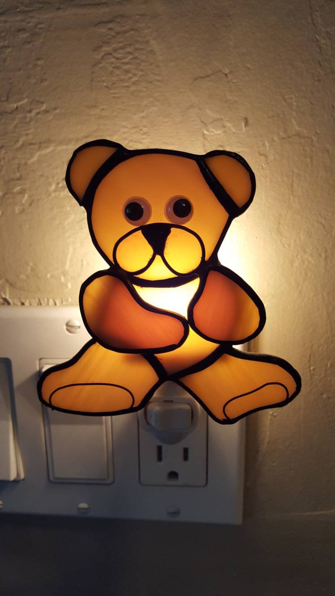 Teddy Bear Night Light | Etsy