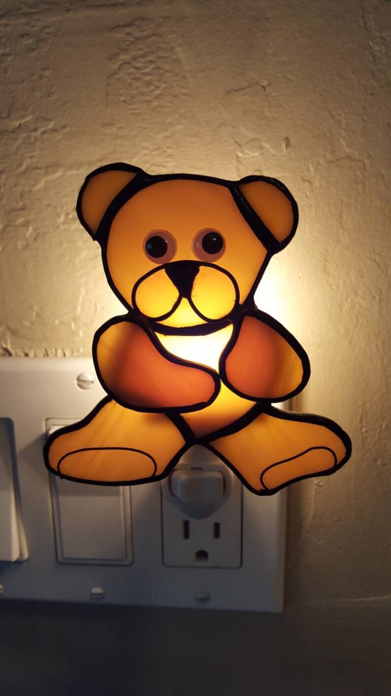Teddy Bear Night Light | Etsy