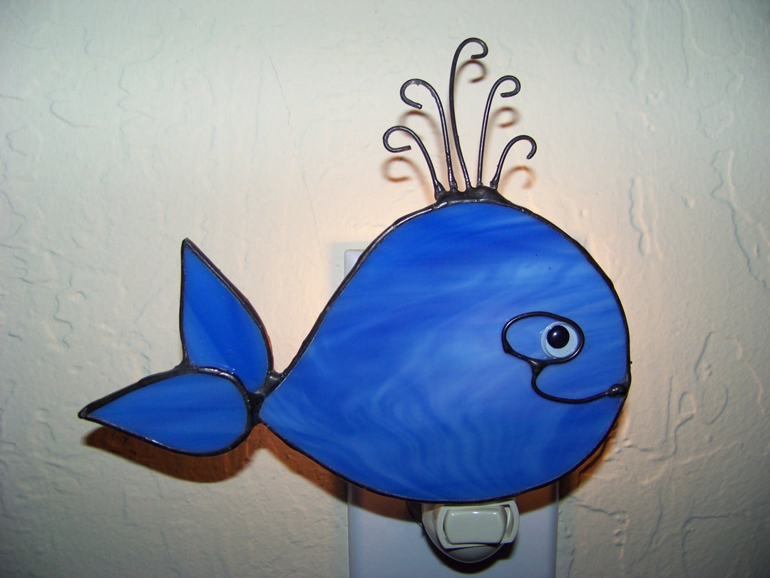 Blue Whale Night Light - Etsy